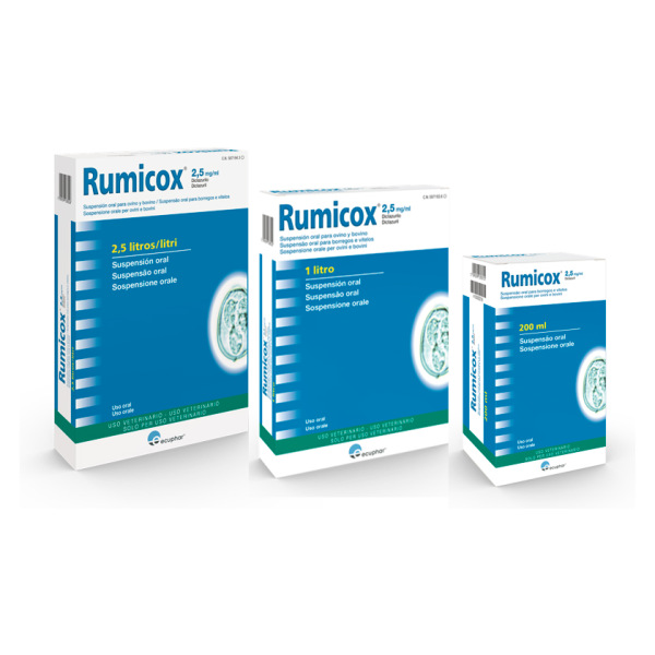 Rumicox® 2,5 mg/ml suspensão Oral | Ecuphar